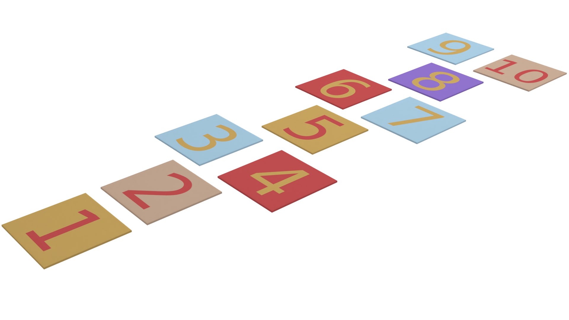 3D Hopscotch - TurboSquid 2228995