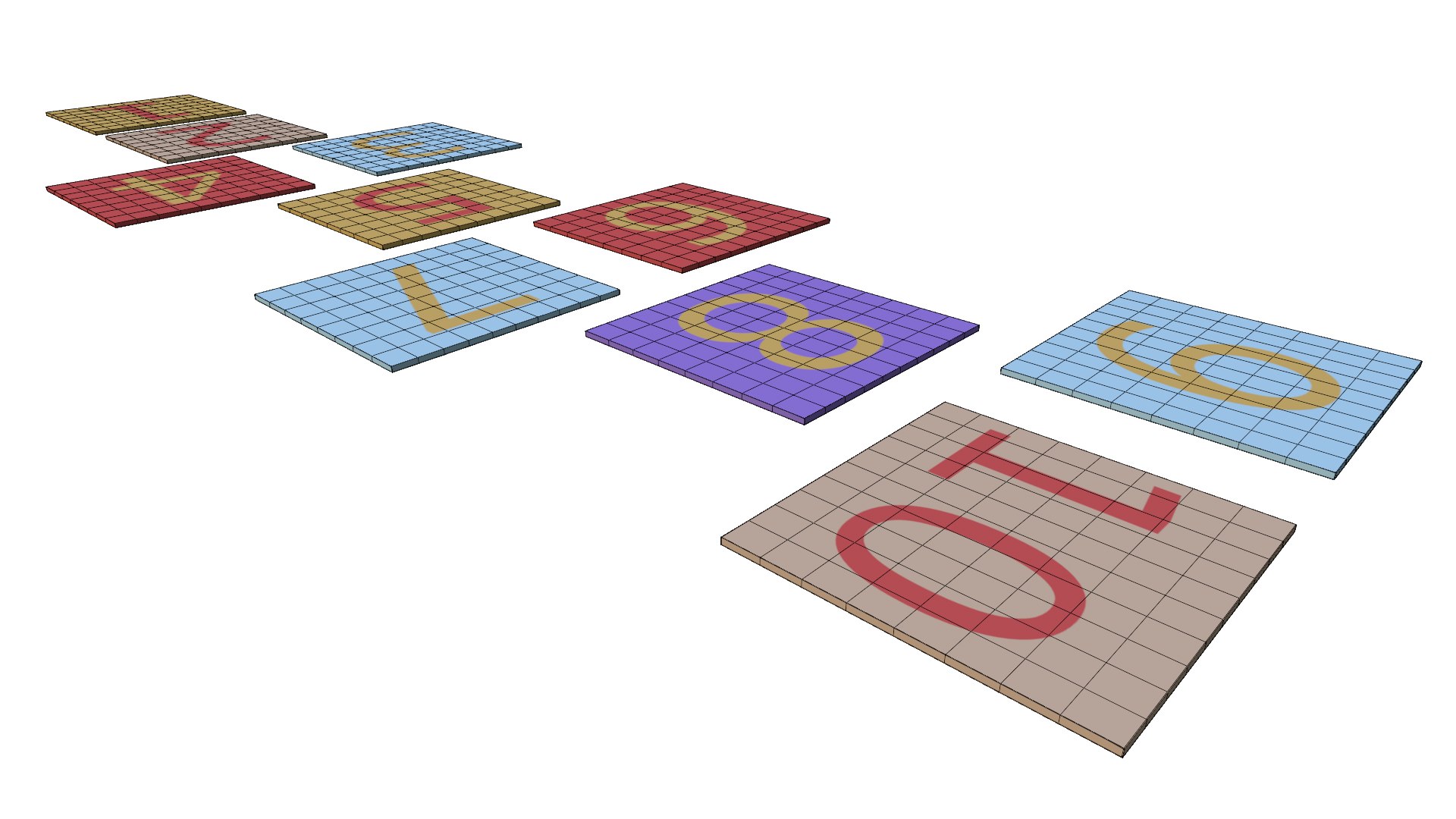 3D Hopscotch - TurboSquid 2228995