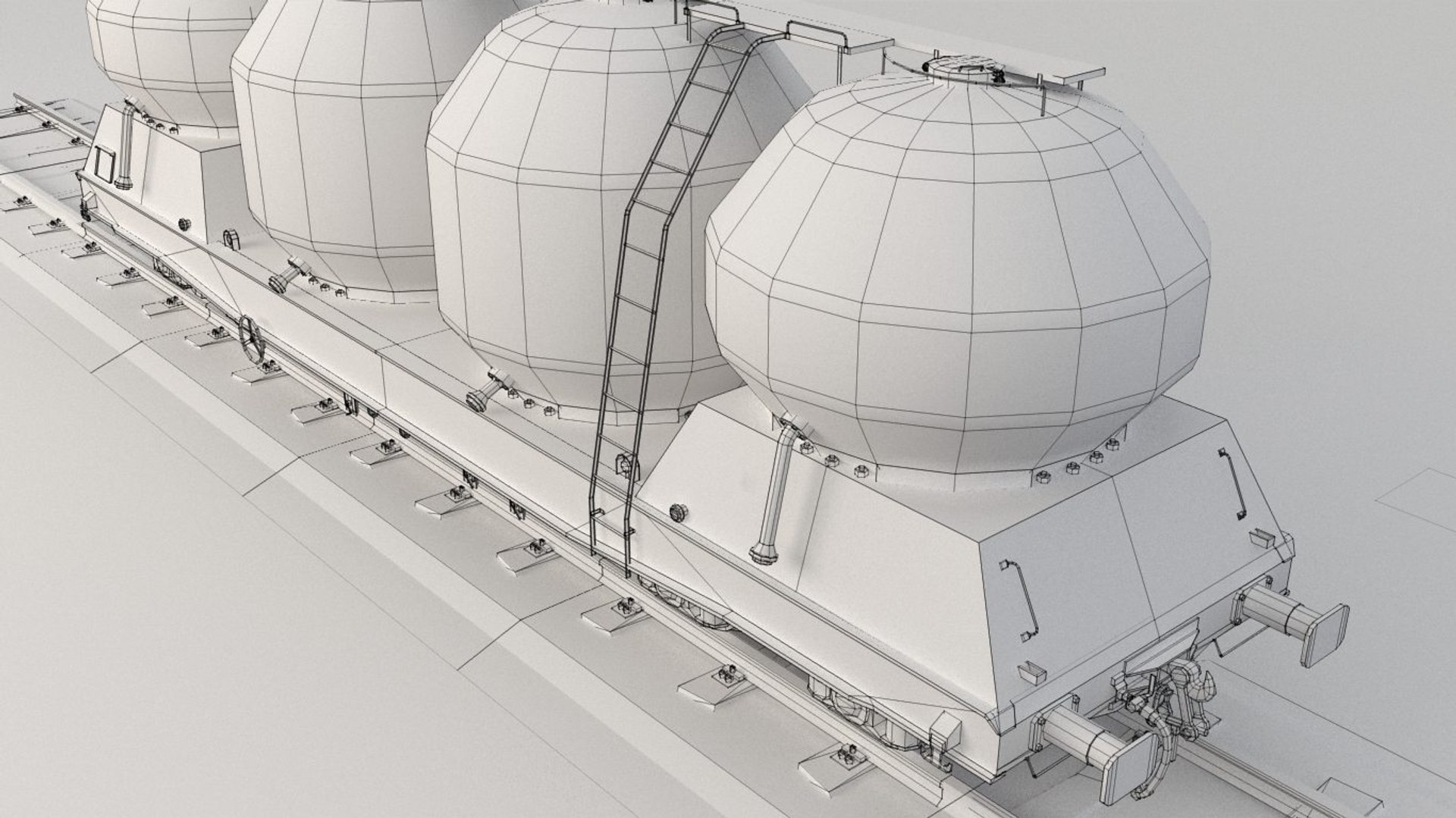 3D Train Tank Tanker Model - TurboSquid 1527214