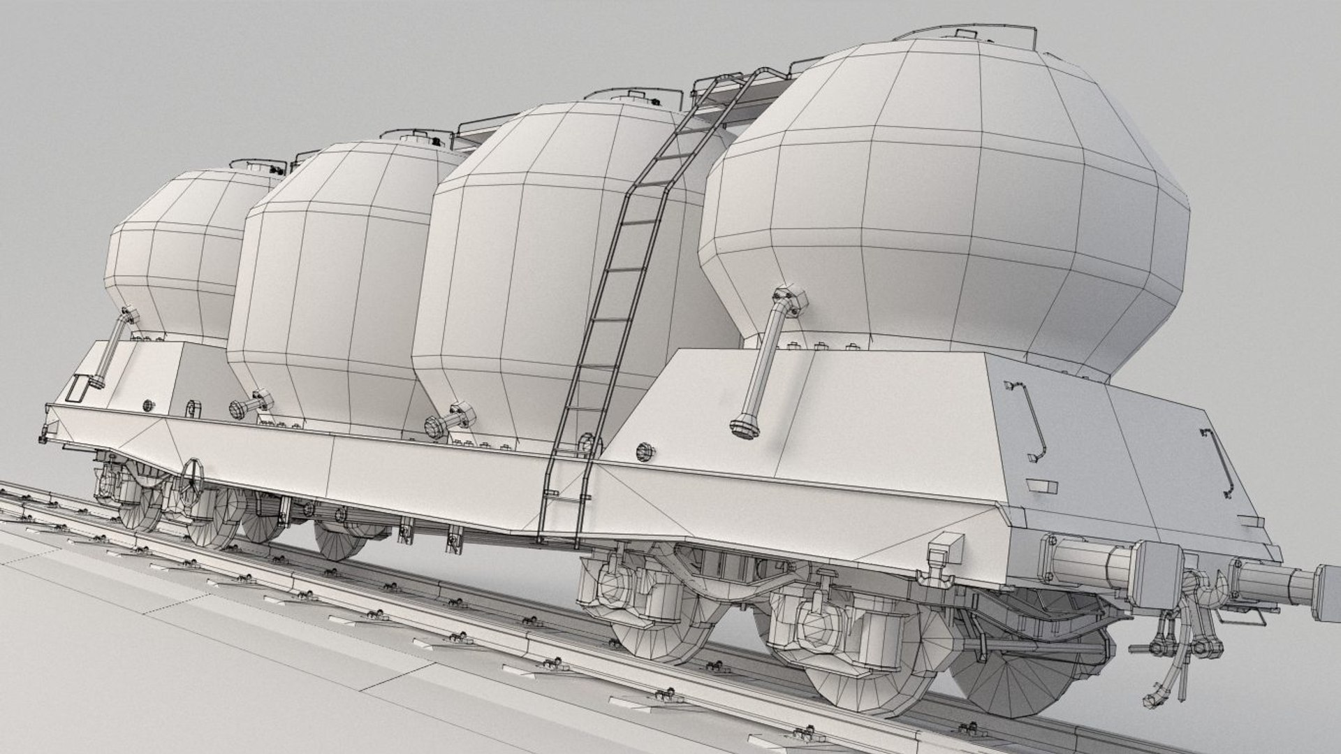 3D Train Tank Tanker Model - TurboSquid 1527214
