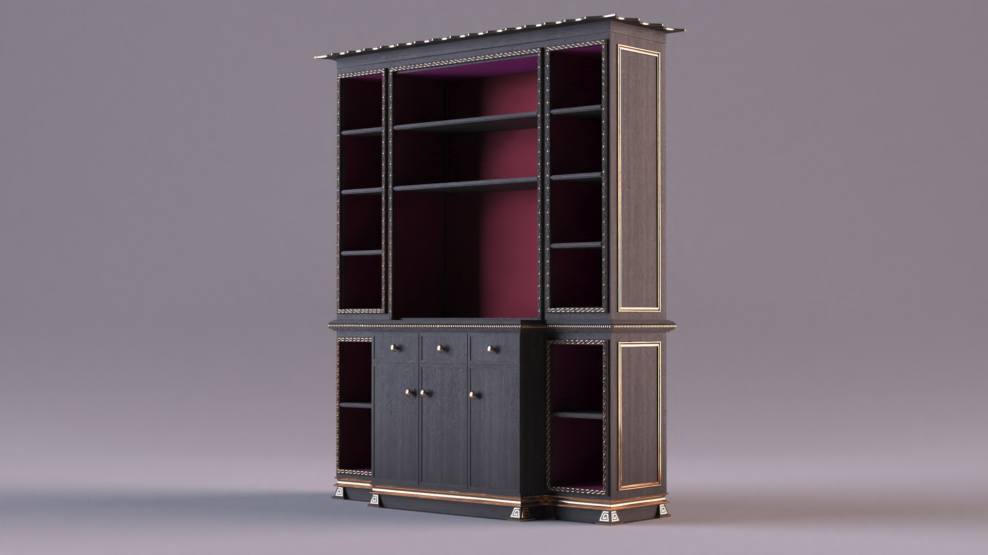 Elegant Cabinet Model - TurboSquid 2238007