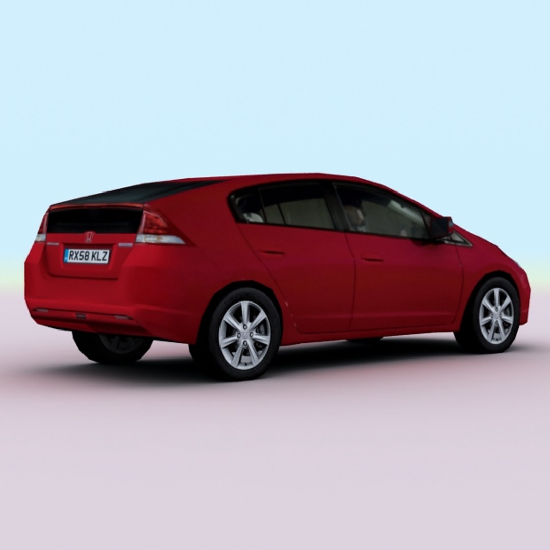 3d Model 2010 Honda Insight Hybrid