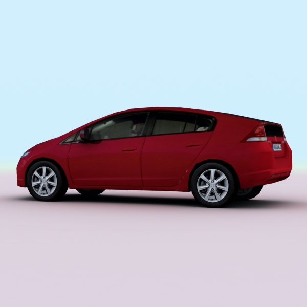 3d model 2010 honda insight hybrid