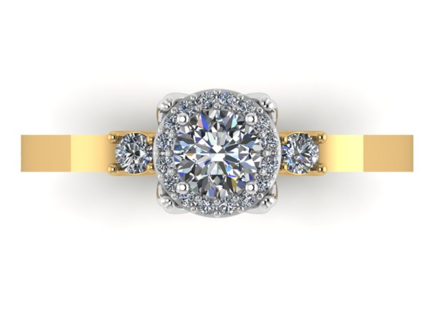 Simple Design Engagement Ring 3D Model - TurboSquid 1199742