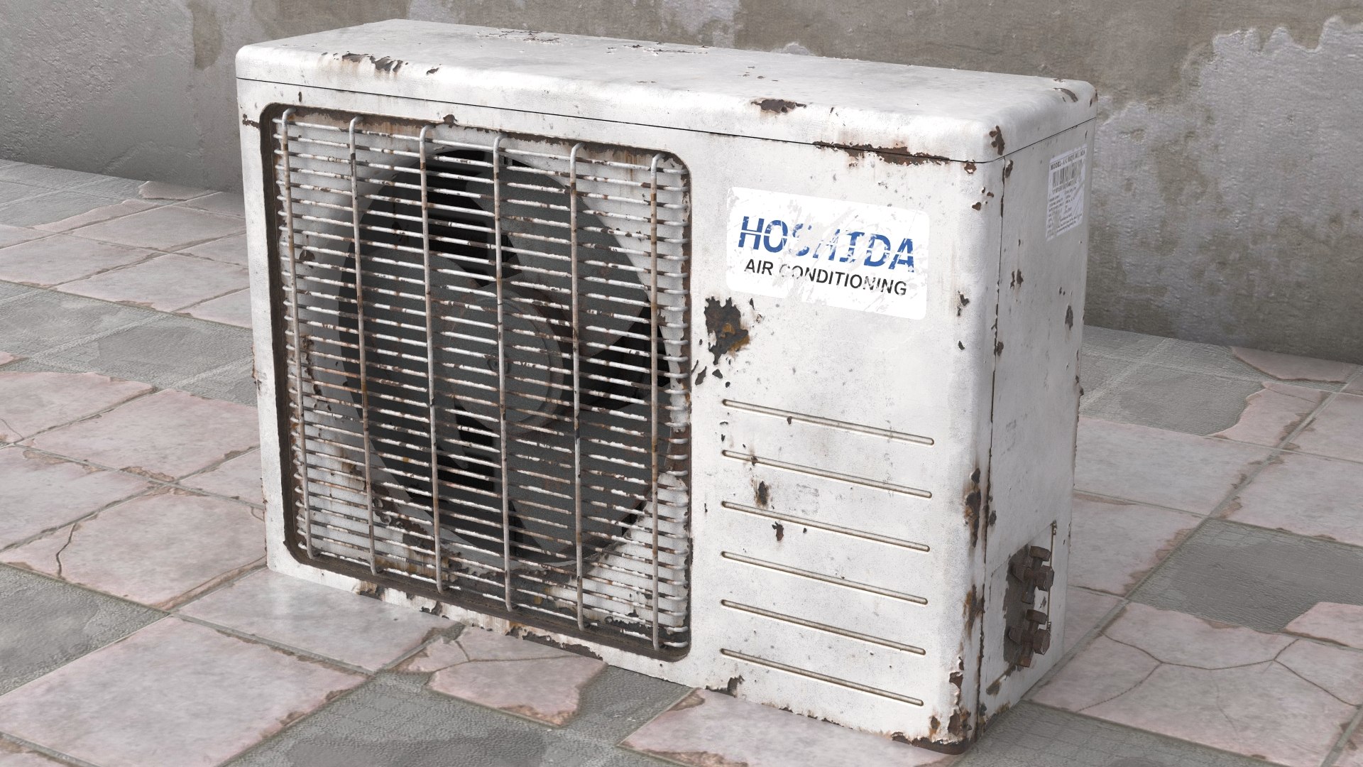 Air Conditioner Old 3D Model - TurboSquid 1611664