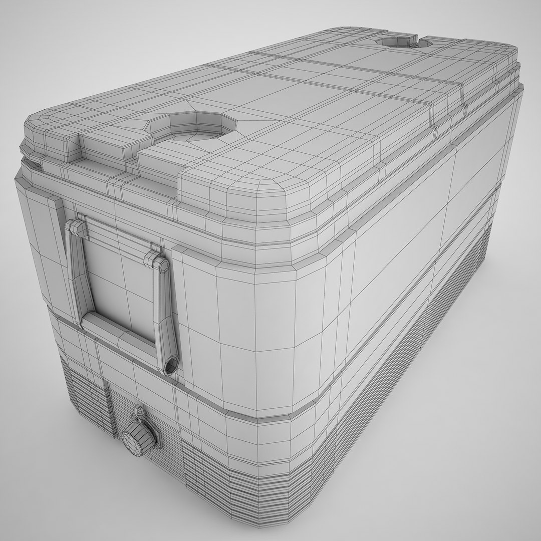 3d Model Ice Chest Igloo