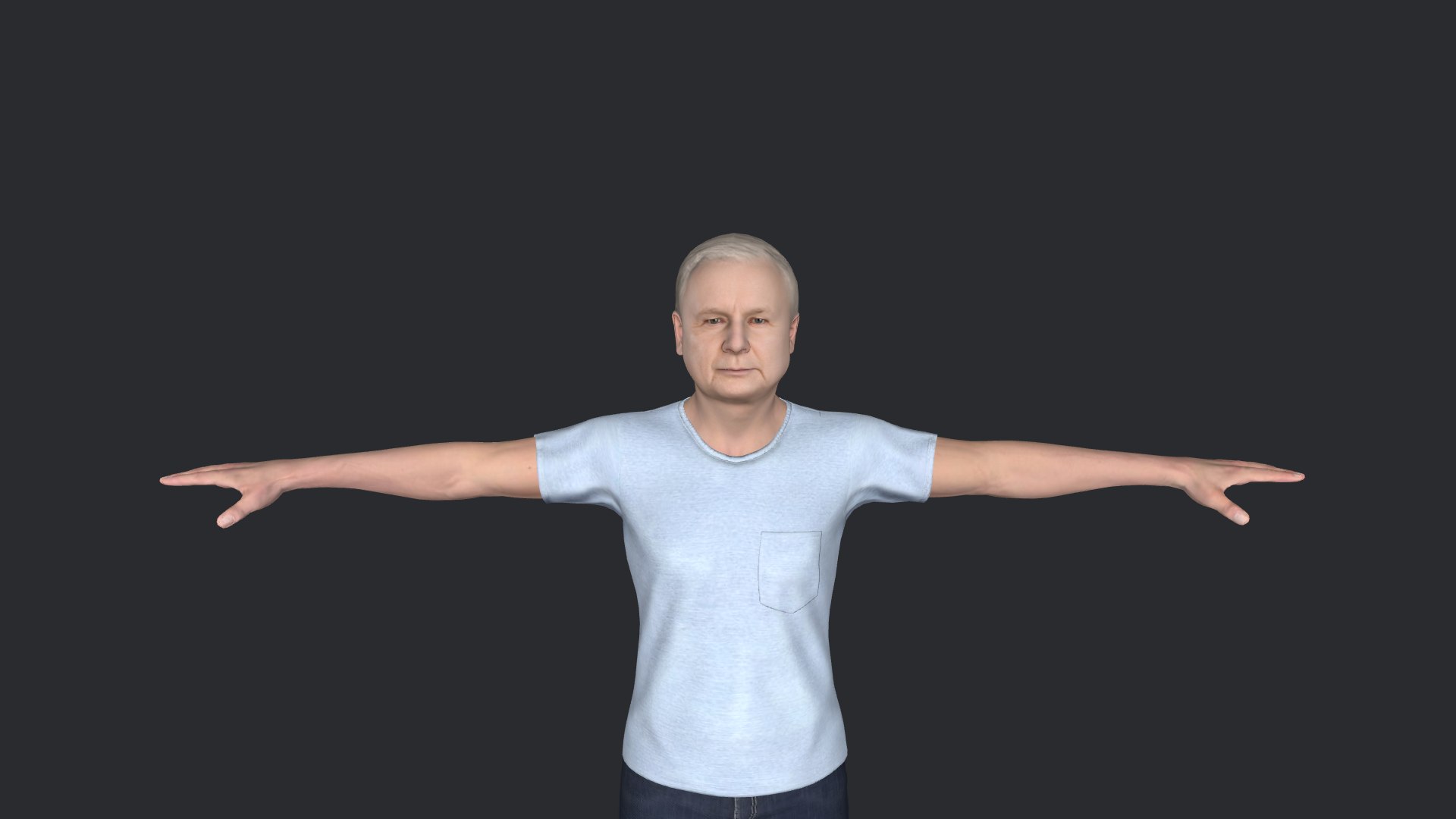 3D Jaroslaw Kaczynski Hyper Realistic Full Body Fully Rigged 3D Character Model - TurboSquid 2202431
