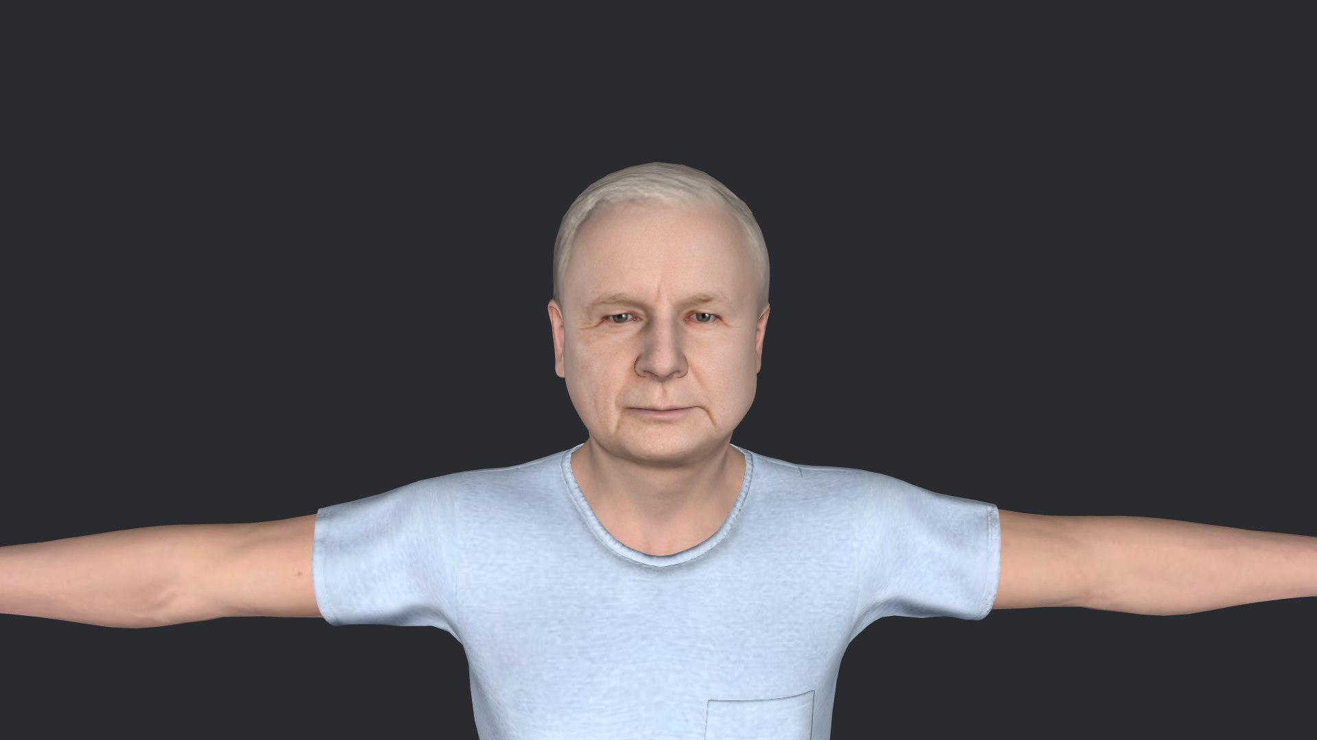 3D Jaroslaw Kaczynski Hyper Realistic Full Body Fully Rigged 3D Character Model - TurboSquid 2202431