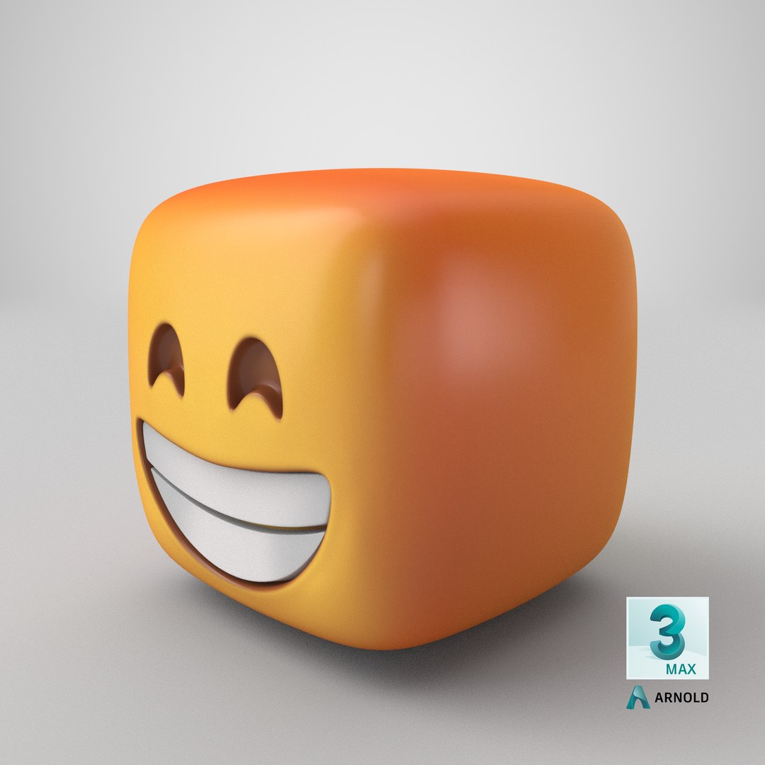 Smiley Face Emoji 8 Model - TurboSquid 2066101