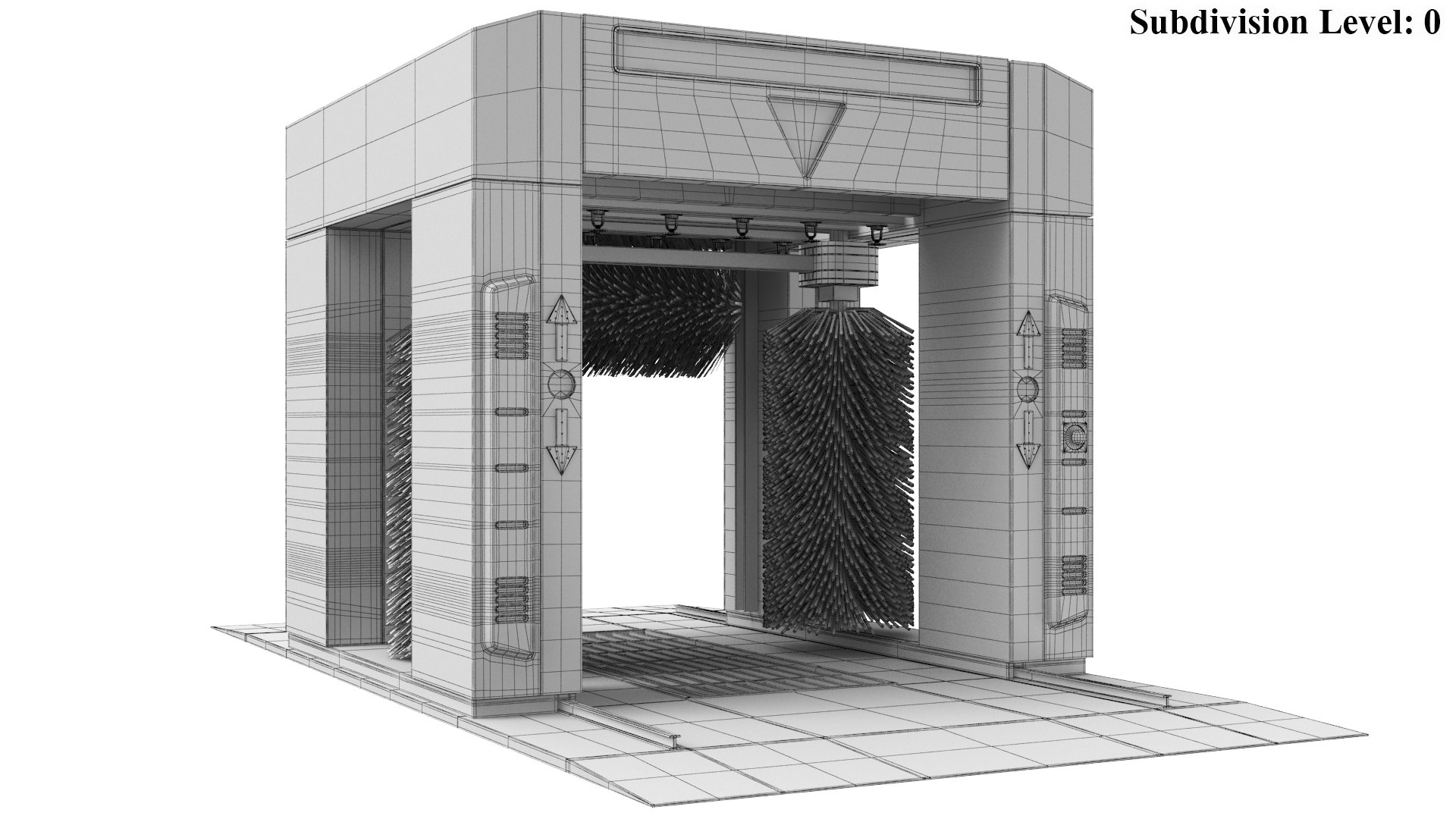 Detailed Car Service Building 03 3D model - TurboSquid 2037268