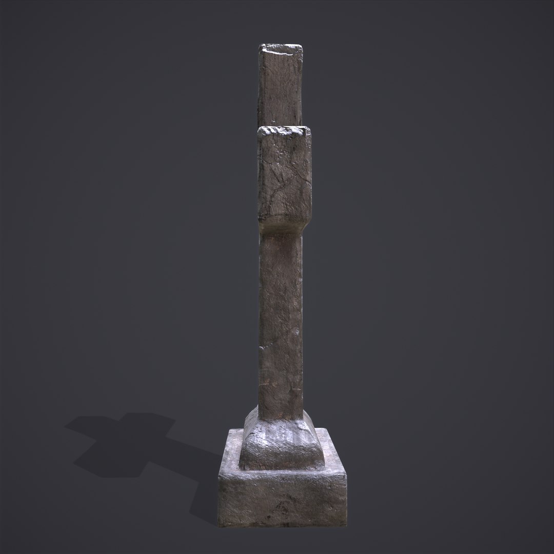 RIP Cross Grave Stone 3D Model - TurboSquid 1796692
