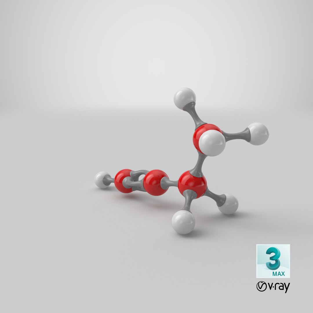3D Butyne Molecular - TurboSquid 1280025