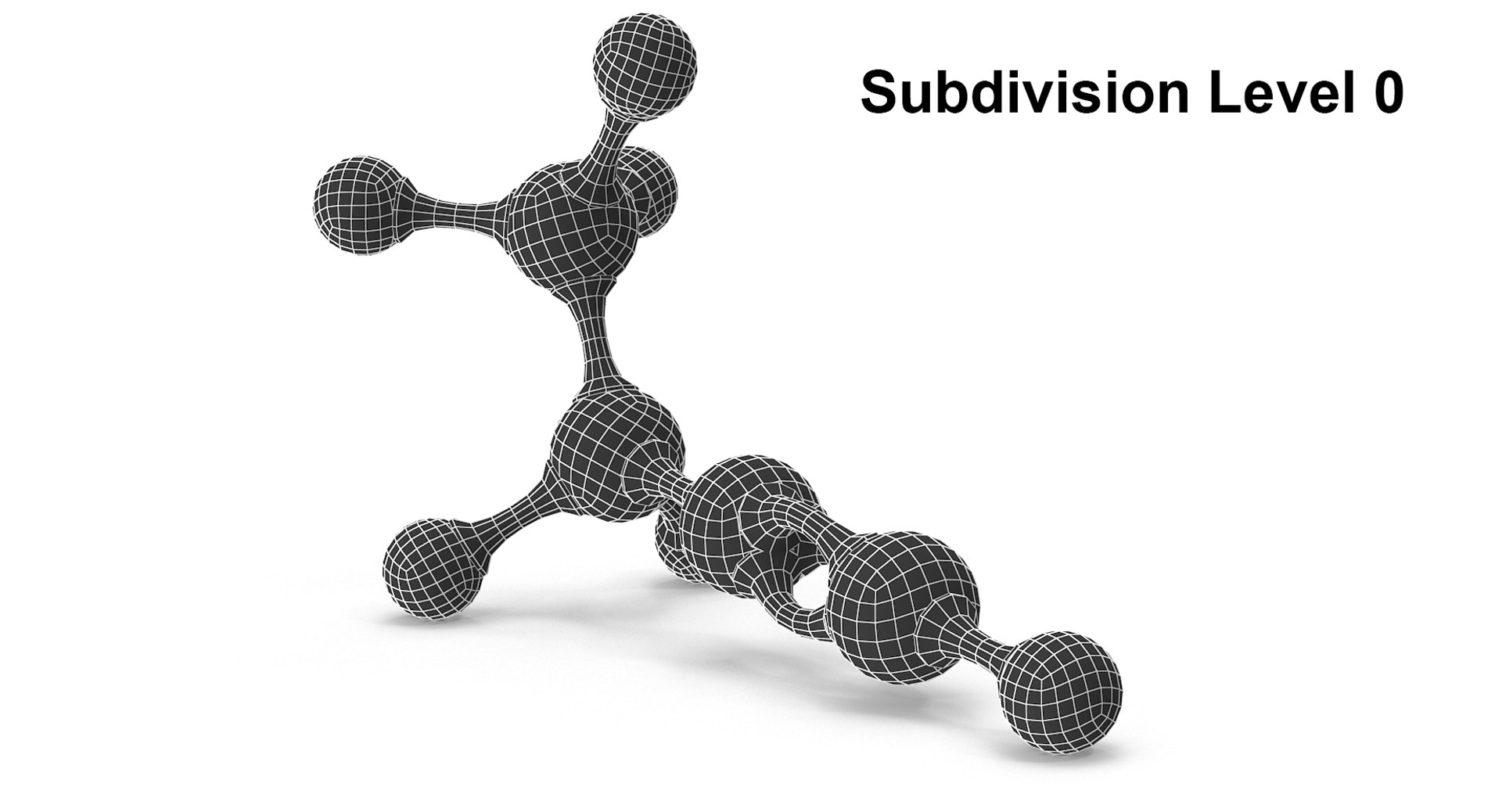 3D Butyne Molecular - TurboSquid 1280025