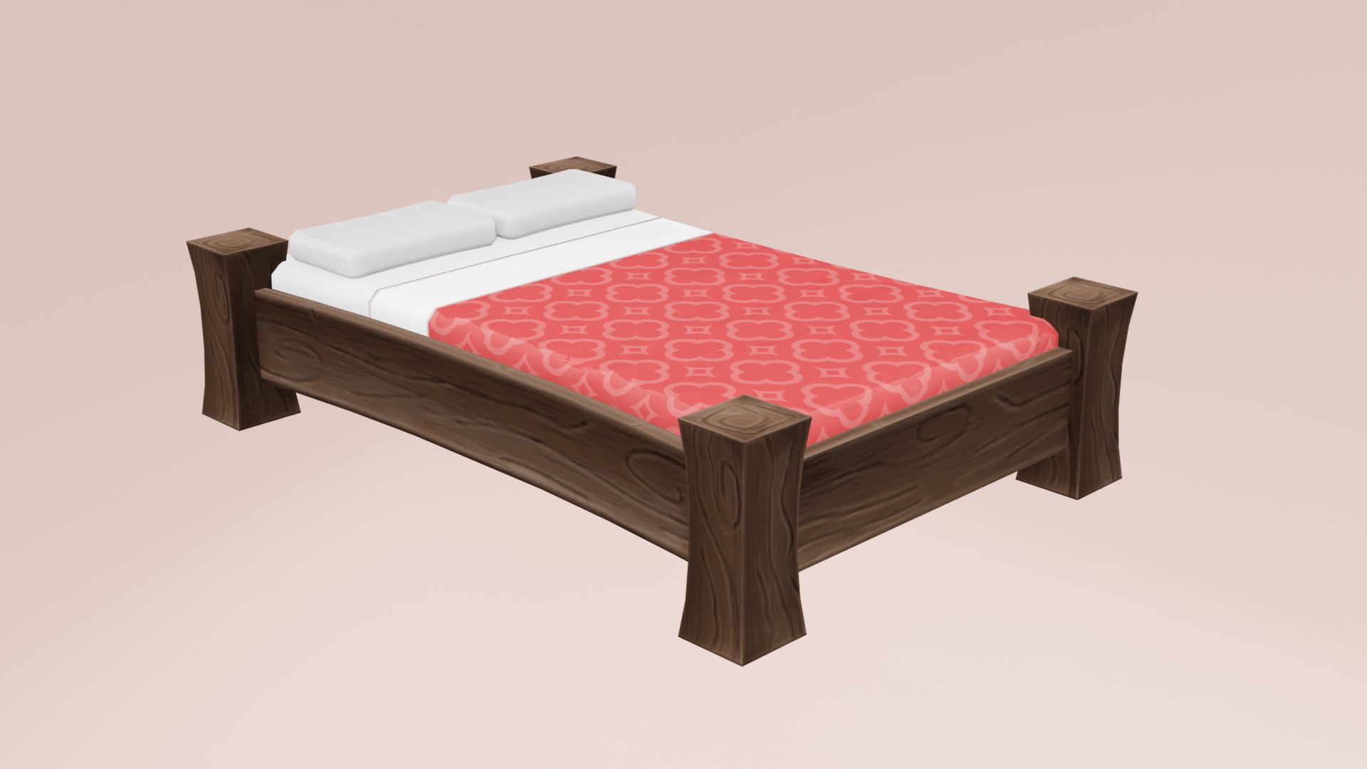 Stylized-Bed 3D - TurboSquid 1729711