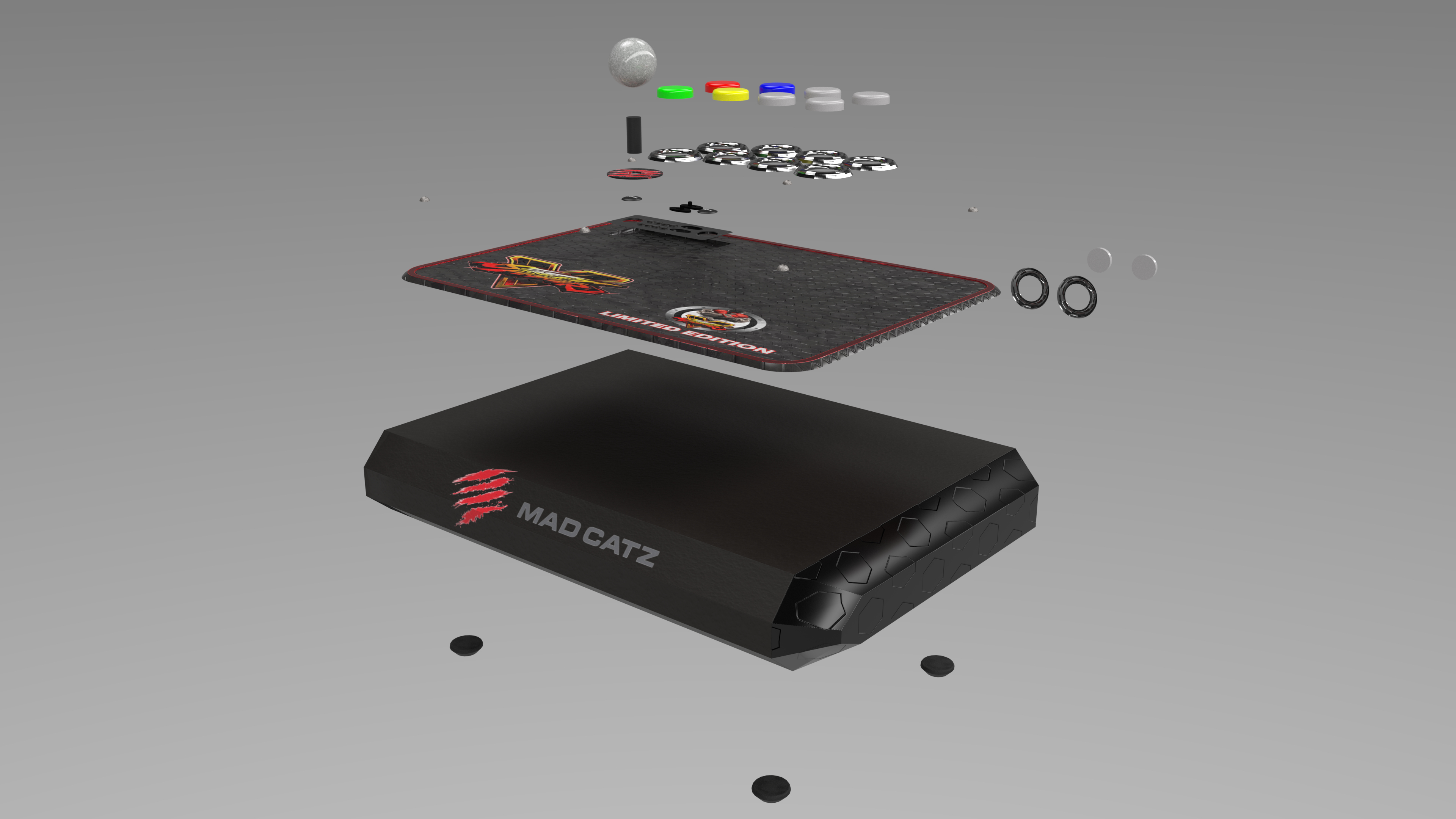 무료 아케이드파이트스틱 3D 모델 - TurboSquid 1809801