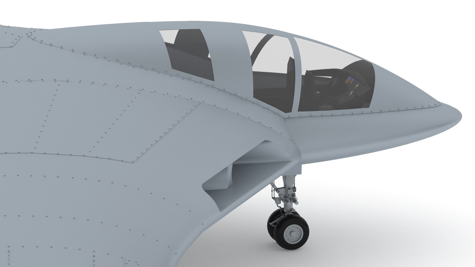 Tupolev PAK DA Low Poly PBR Realistic 3D - TurboSquid 2005378