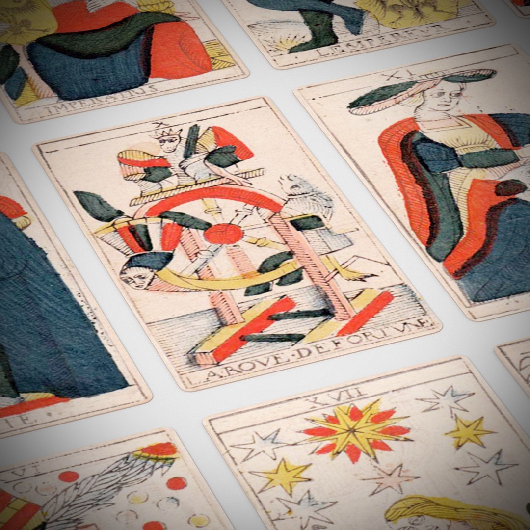 Old French Tarot Cards 3D Model - TurboSquid 1665901