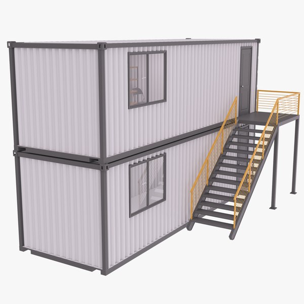 modelo 3d Office Container With Interior - TurboSquid 2019200