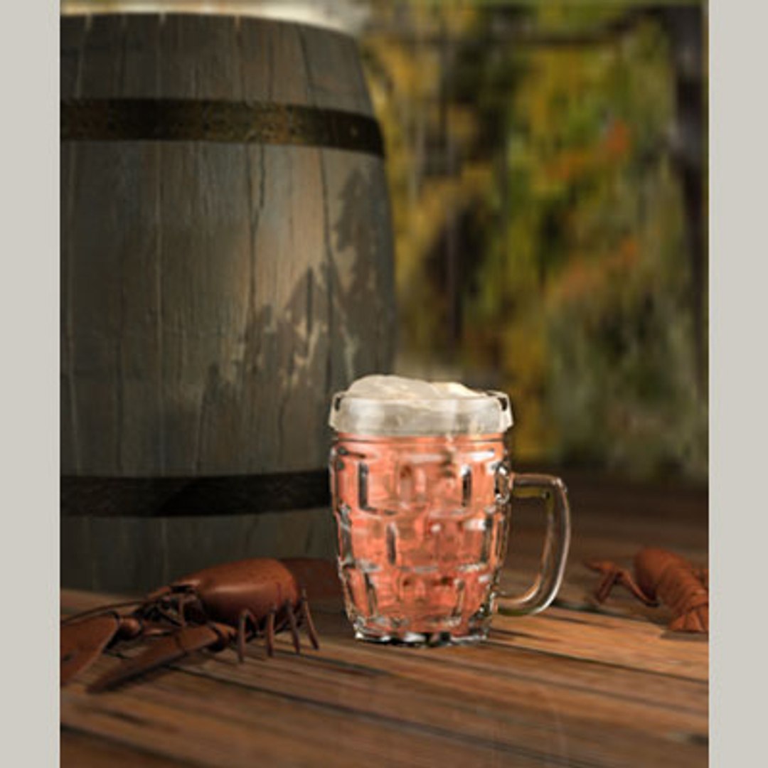 3d Max Beer Crayfish