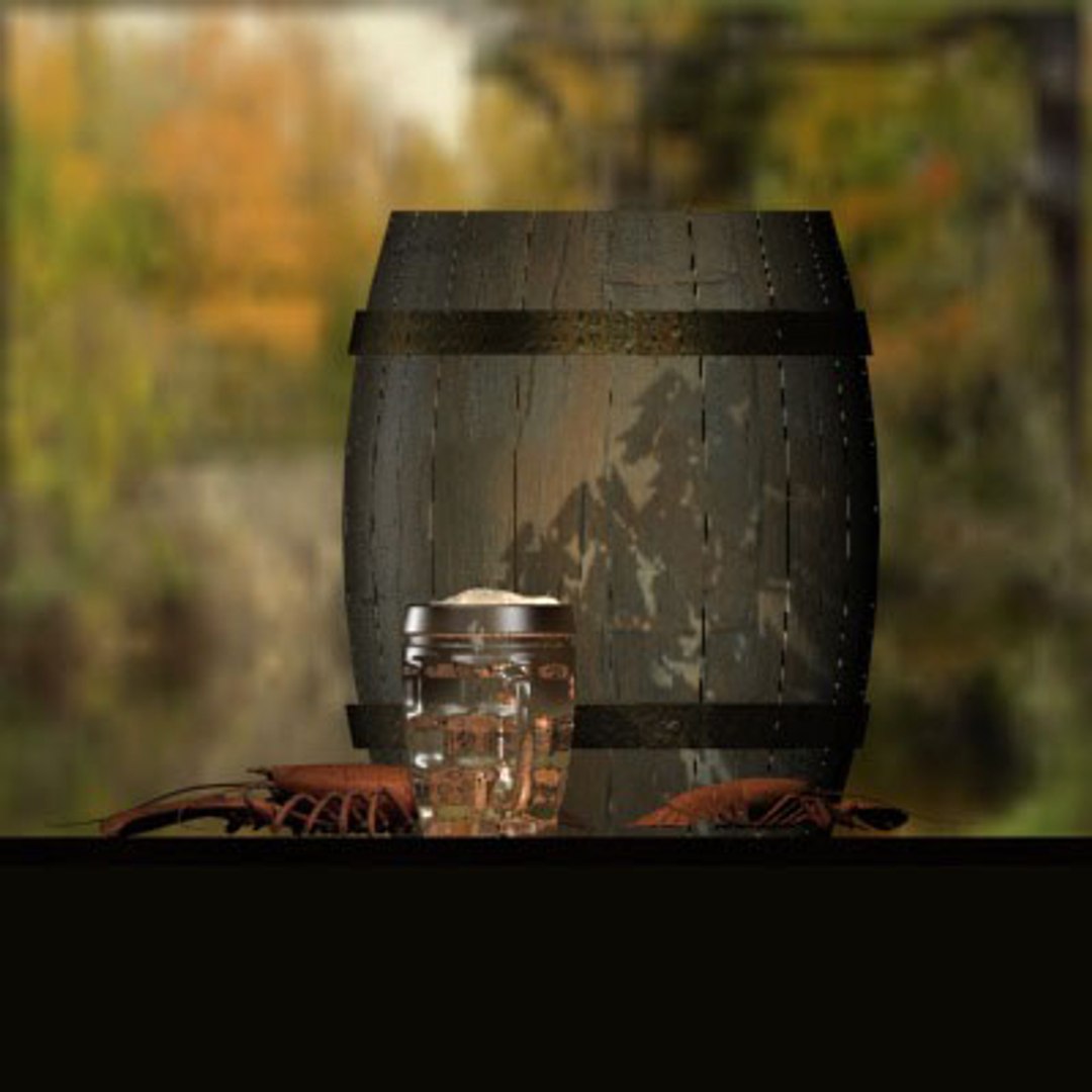 3d Max Beer Crayfish