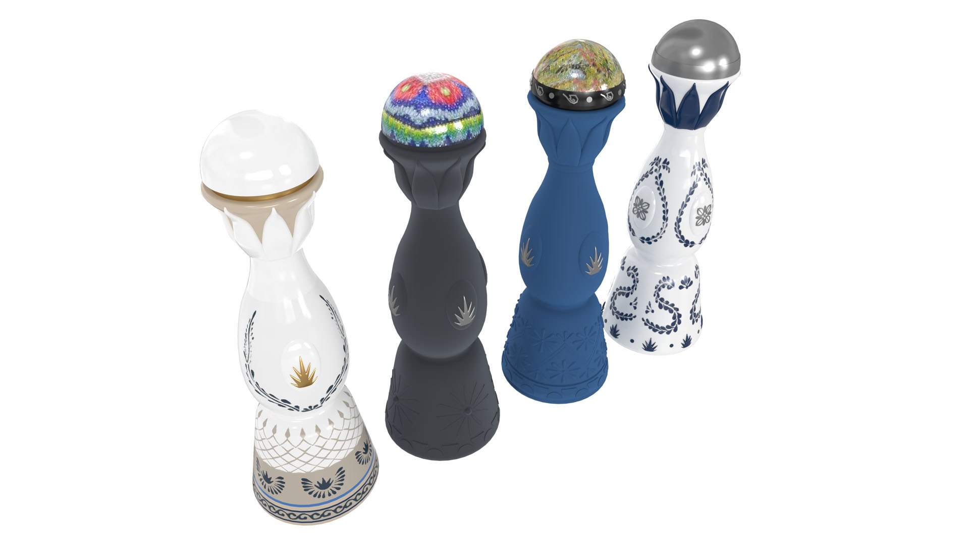 3D Clase Azul Anejo Tequila Model - TurboSquid 2207138
