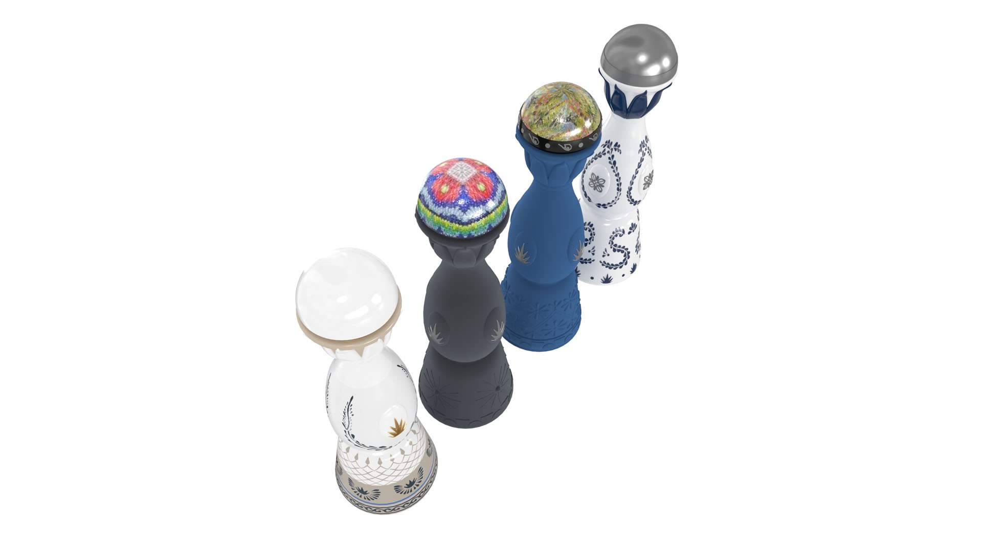 3D Clase Azul Anejo Tequila Model - TurboSquid 2207138