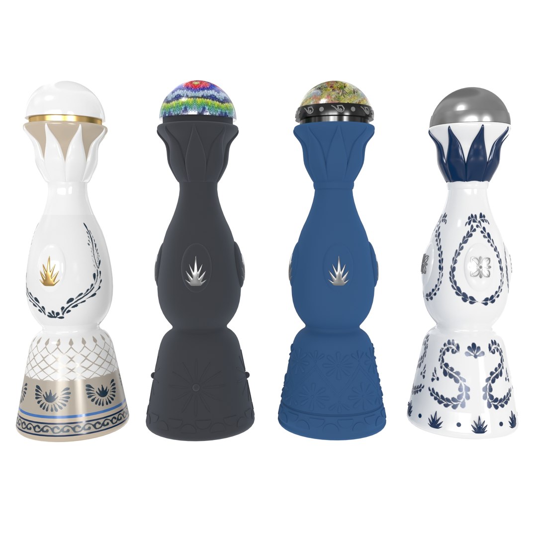 3D Clase Azul Anejo Tequila Model - TurboSquid 2207138