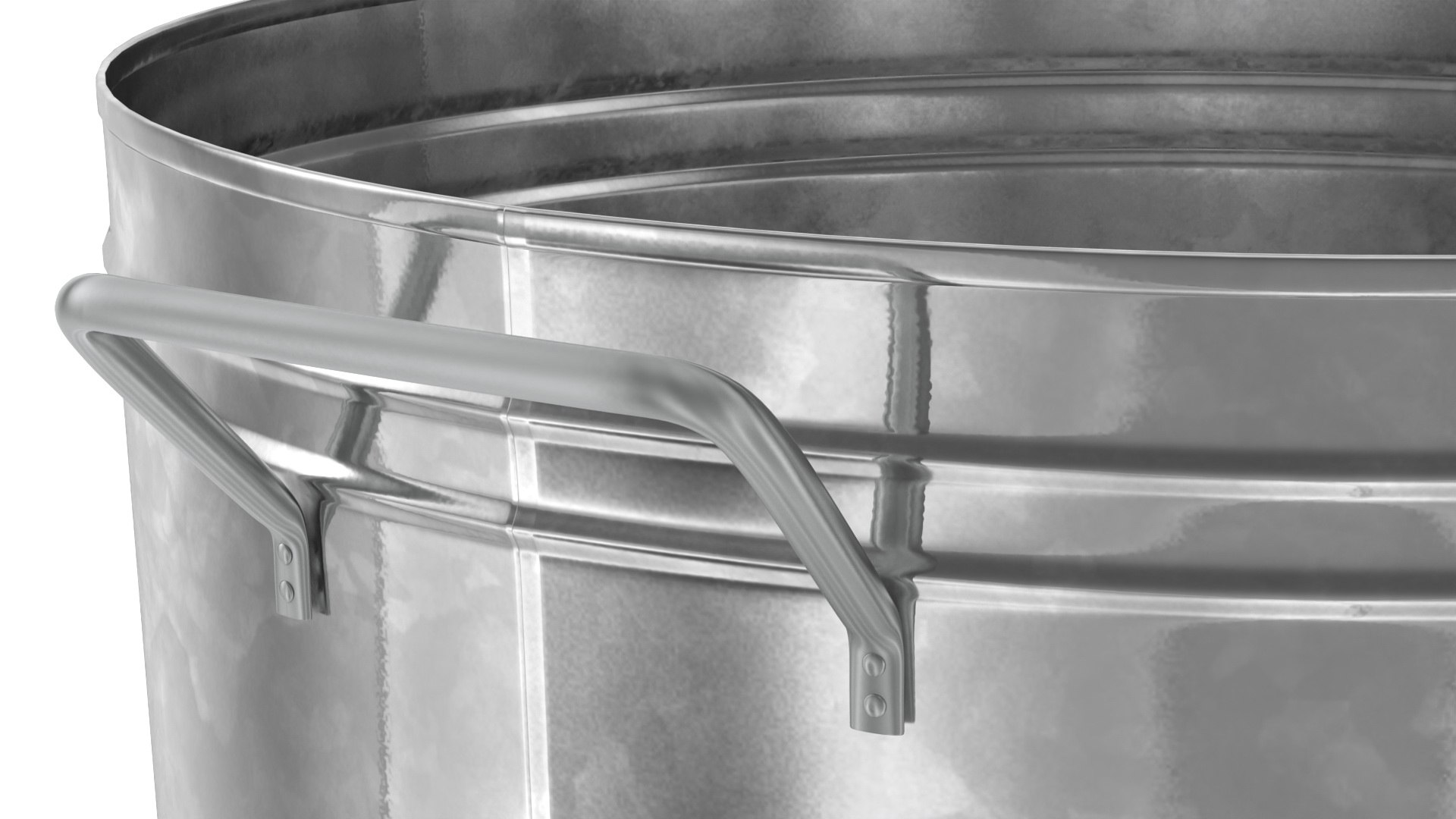 3D Galvanized Steel Round Tub - TurboSquid 1737875