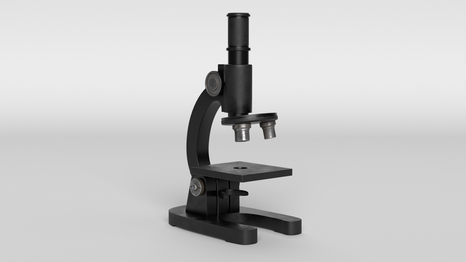 3D Old Microscope - TurboSquid 2112553