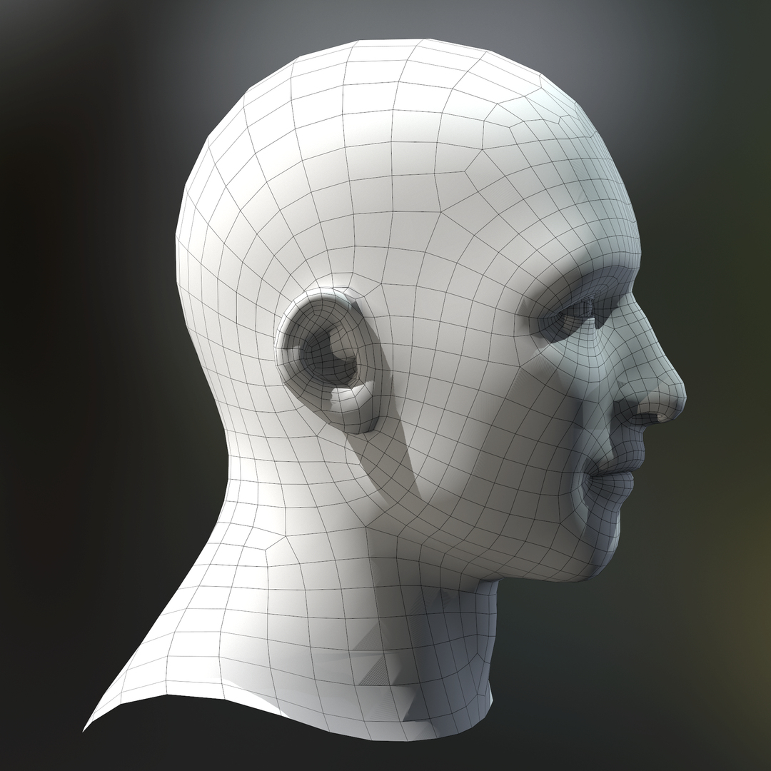 3D man head pbr - TurboSquid 1412261