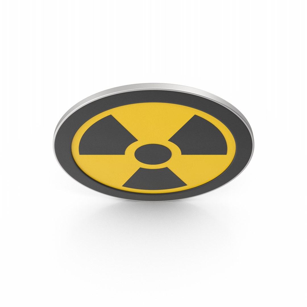 Radioactivity Warning Sign 3D Model - TurboSquid 2318536