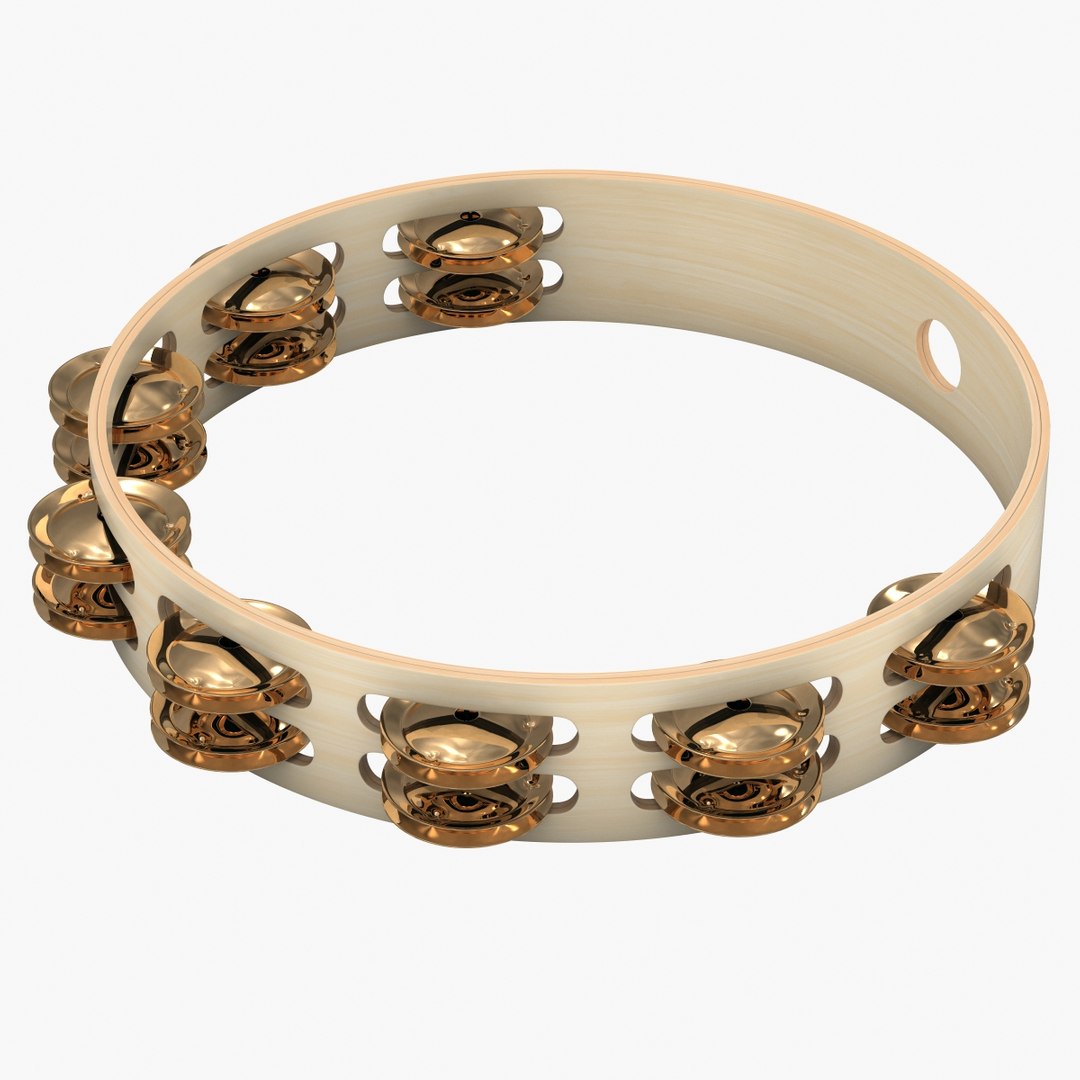 Tambourine Modeled 3d Model