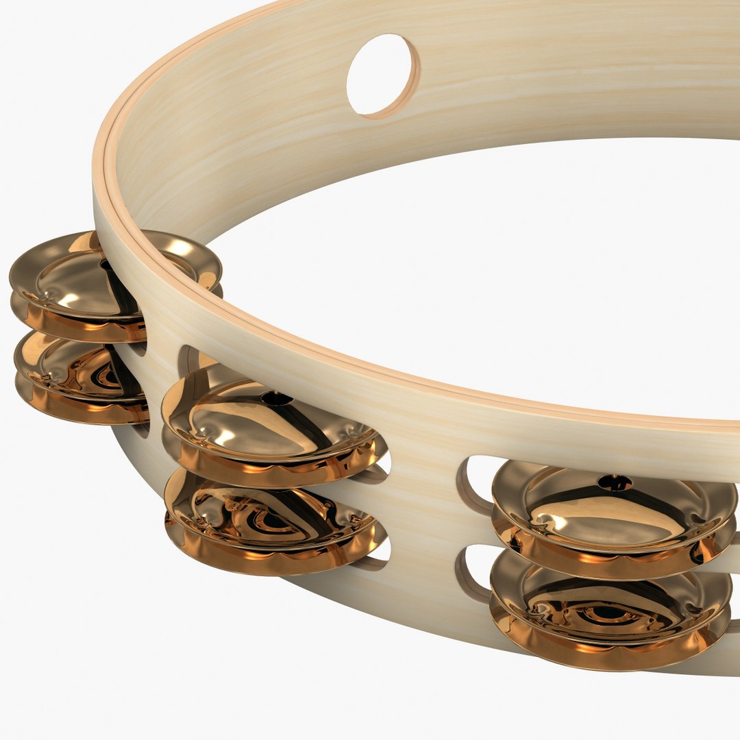 Tambourine Modeled 3d Model