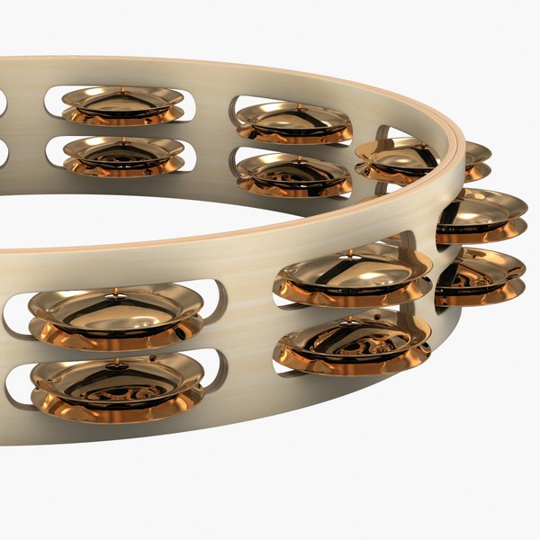 tambourine modeled 3d model
