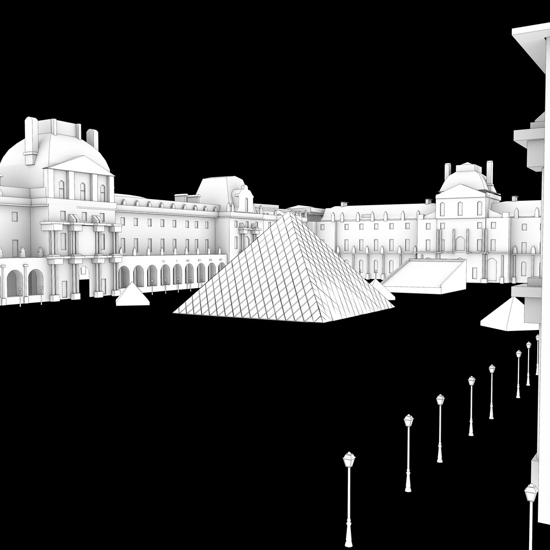 Free Louvre 3D Model - TurboSquid 2039271