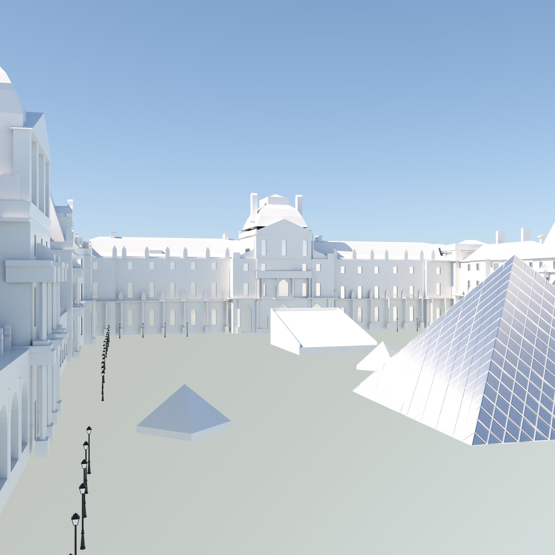 Free Louvre 3D Model - TurboSquid 2039271