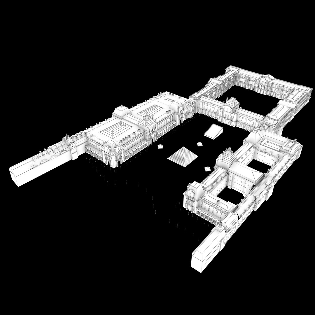 Free Louvre 3D Model - TurboSquid 2039271