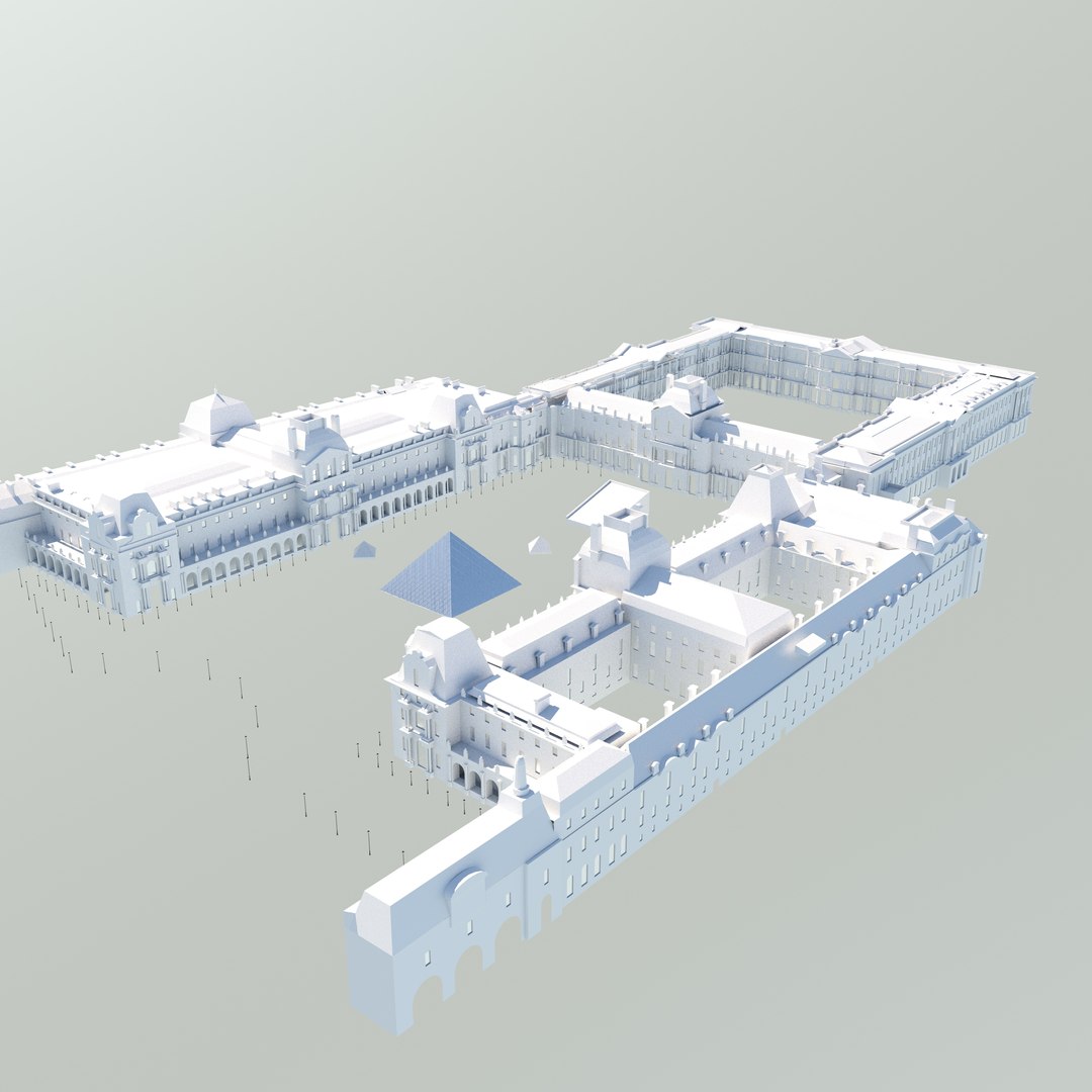 Free Louvre 3D Model - TurboSquid 2039271