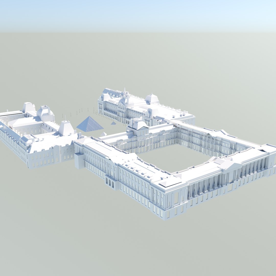Free Louvre 3D Model - TurboSquid 2039271