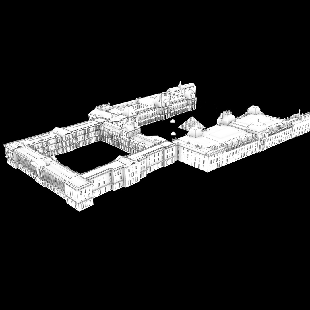 Free Louvre 3D Model - TurboSquid 2039271