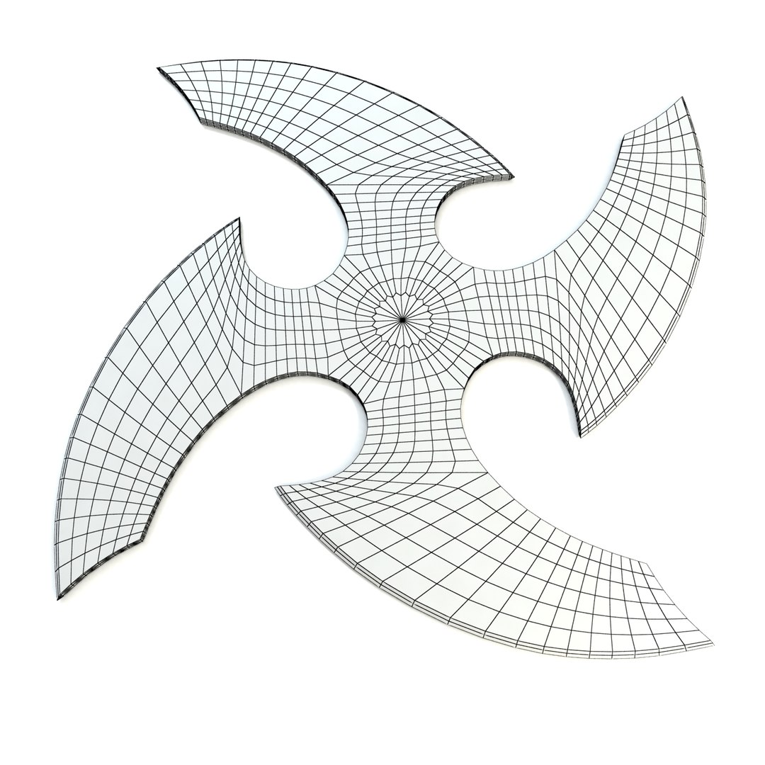 Ninja Star 3d Model