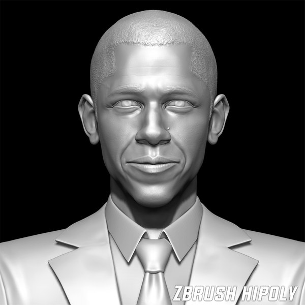 3d model barack obama