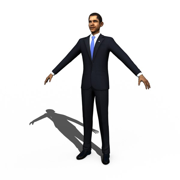 3d model barack obama