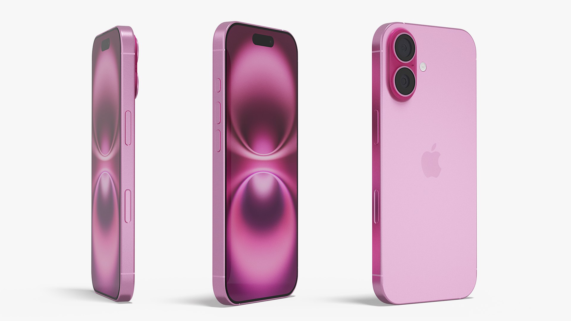 3D Apple IPhone 16 Pink - TurboSquid 2307424