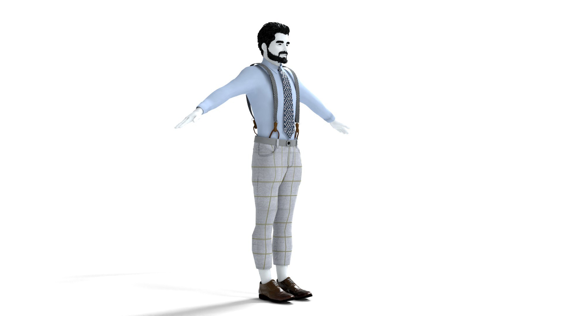 Male Fashion Outfit Model - TurboSquid 2070253