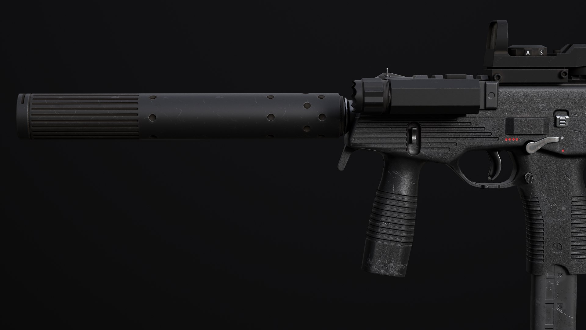3D MP9 Tactical - PBR Game Ready Model - TurboSquid 1973678