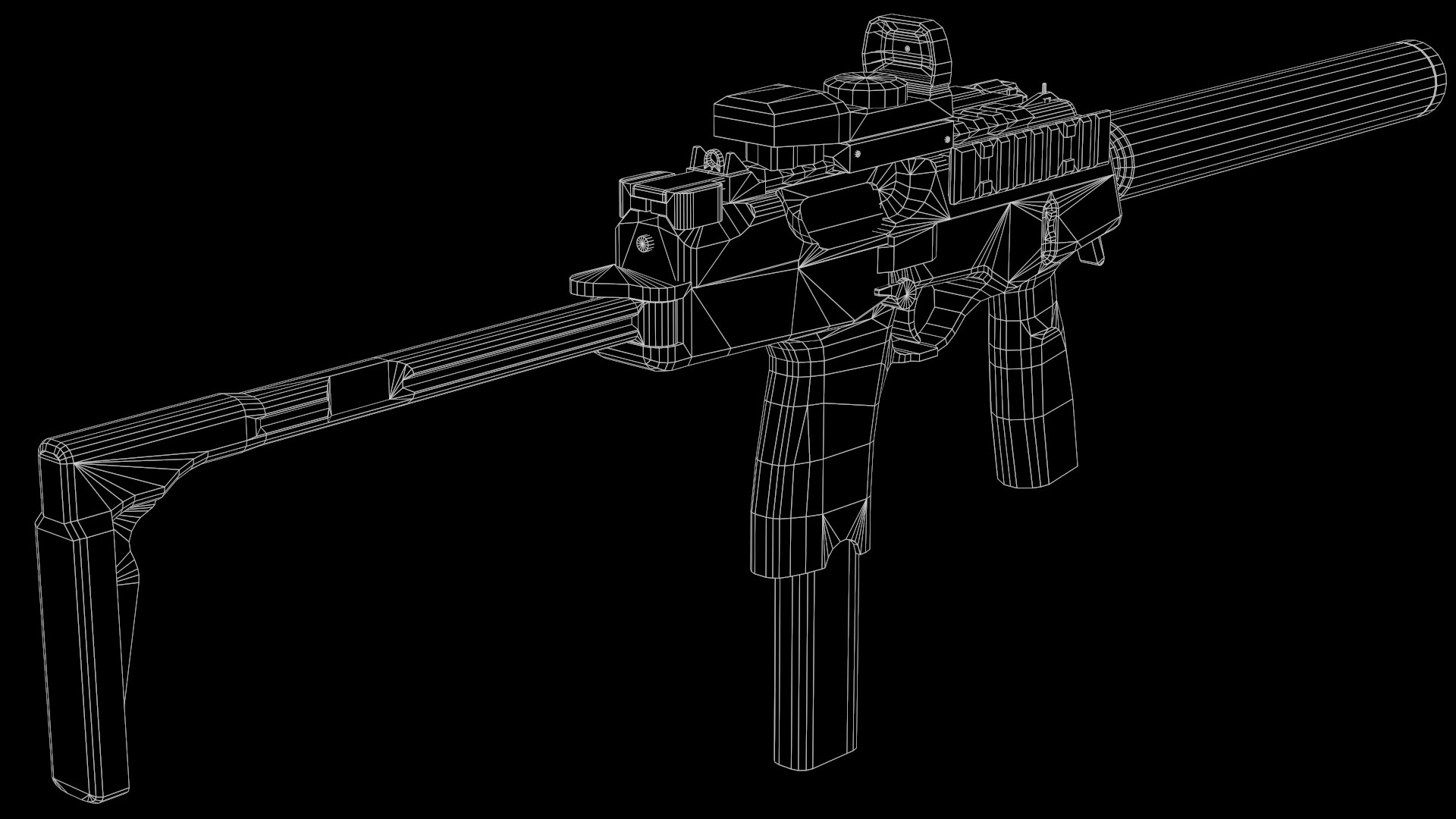 3D MP9 Tactical - PBR Game Ready model - TurboSquid 1973678
