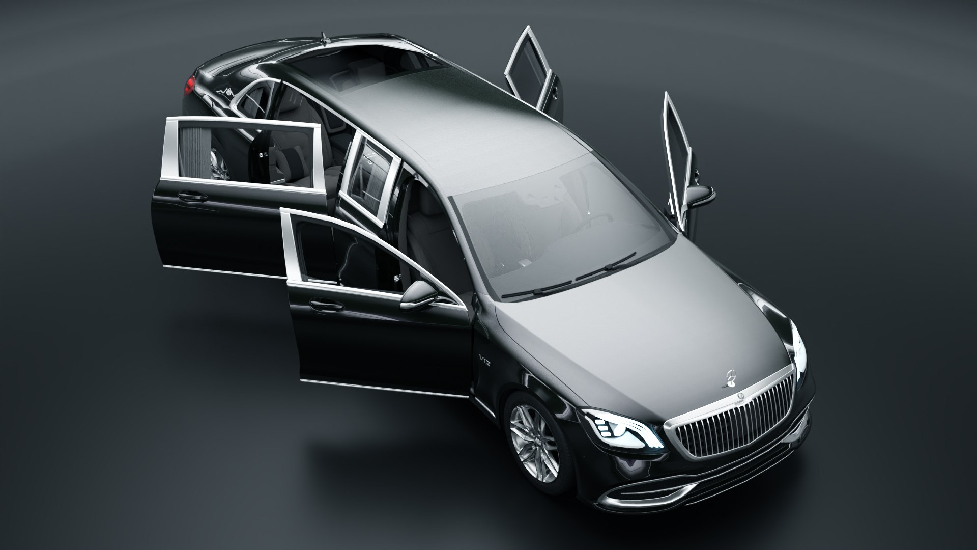 3D Mercedes Maybach S650 Pullman - TurboSquid 2067764