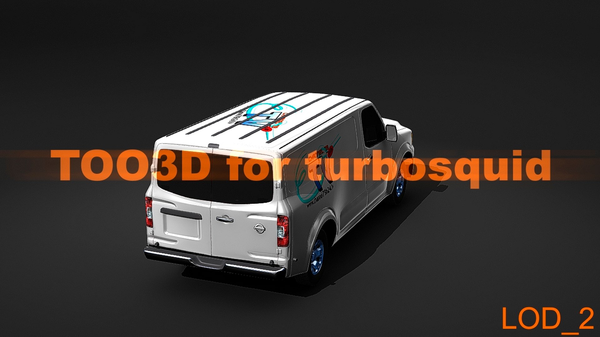 3d Model Nissan Nv