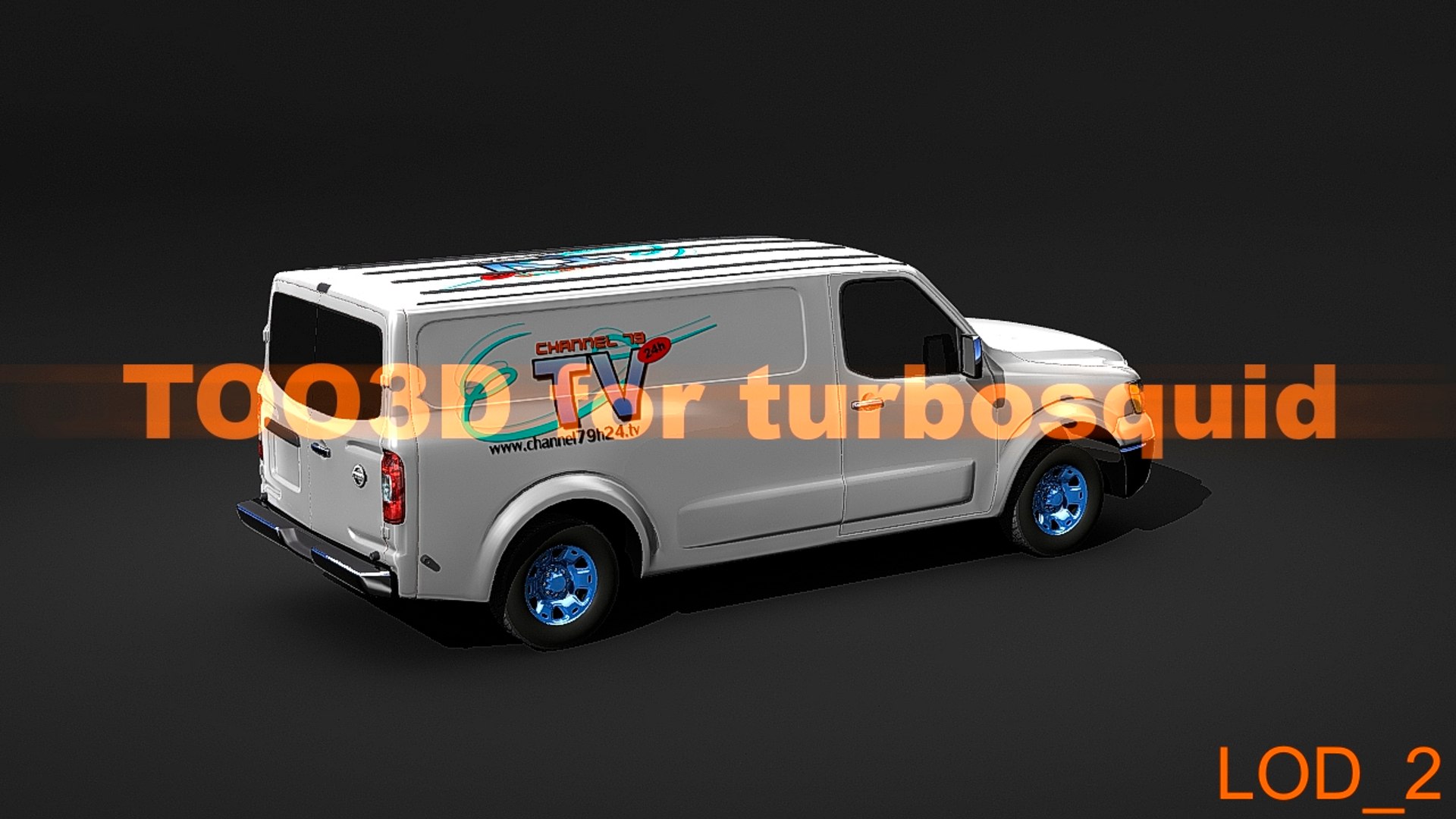 3d Model Nissan Nv